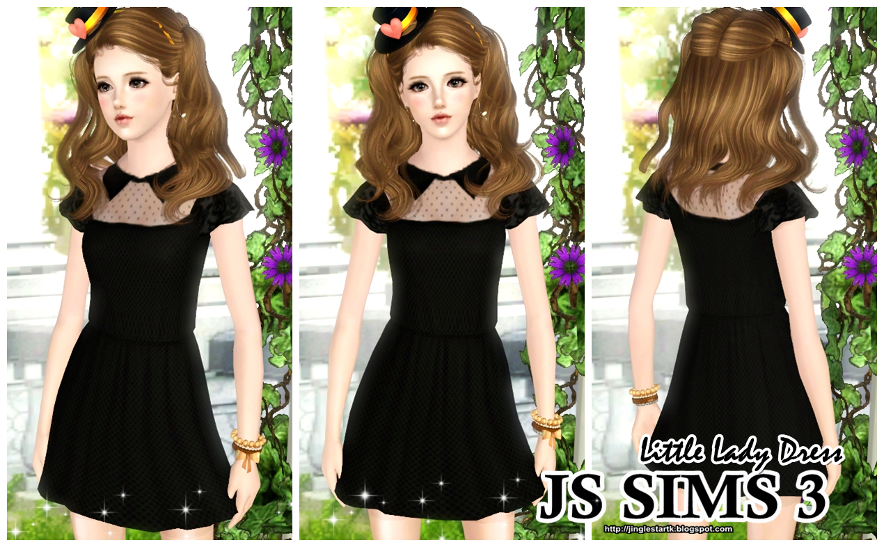[JS SIMS 3] Little Lady Dress－JS SIMS｜痞客邦