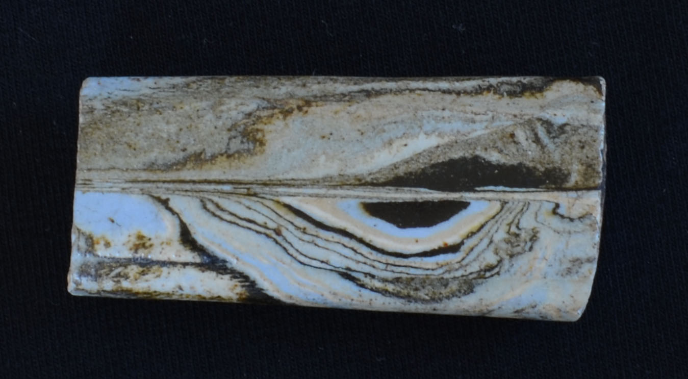 Mudlarking: Solid Agateware 1730 - 1760