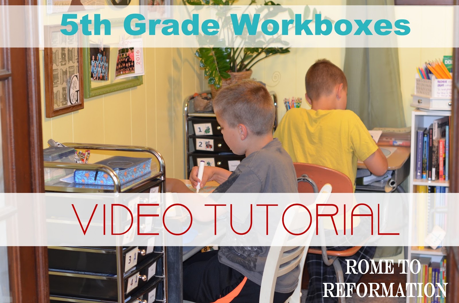 To The Rock Homeschool: Inside Our Homeschool Workboxes