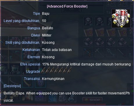 Cara Membuat Aiming Booster Level 55 di RF Online
