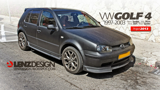 VW Golf 4 Tuning Lenzdesign. שיפורים חיצוניים לרכב