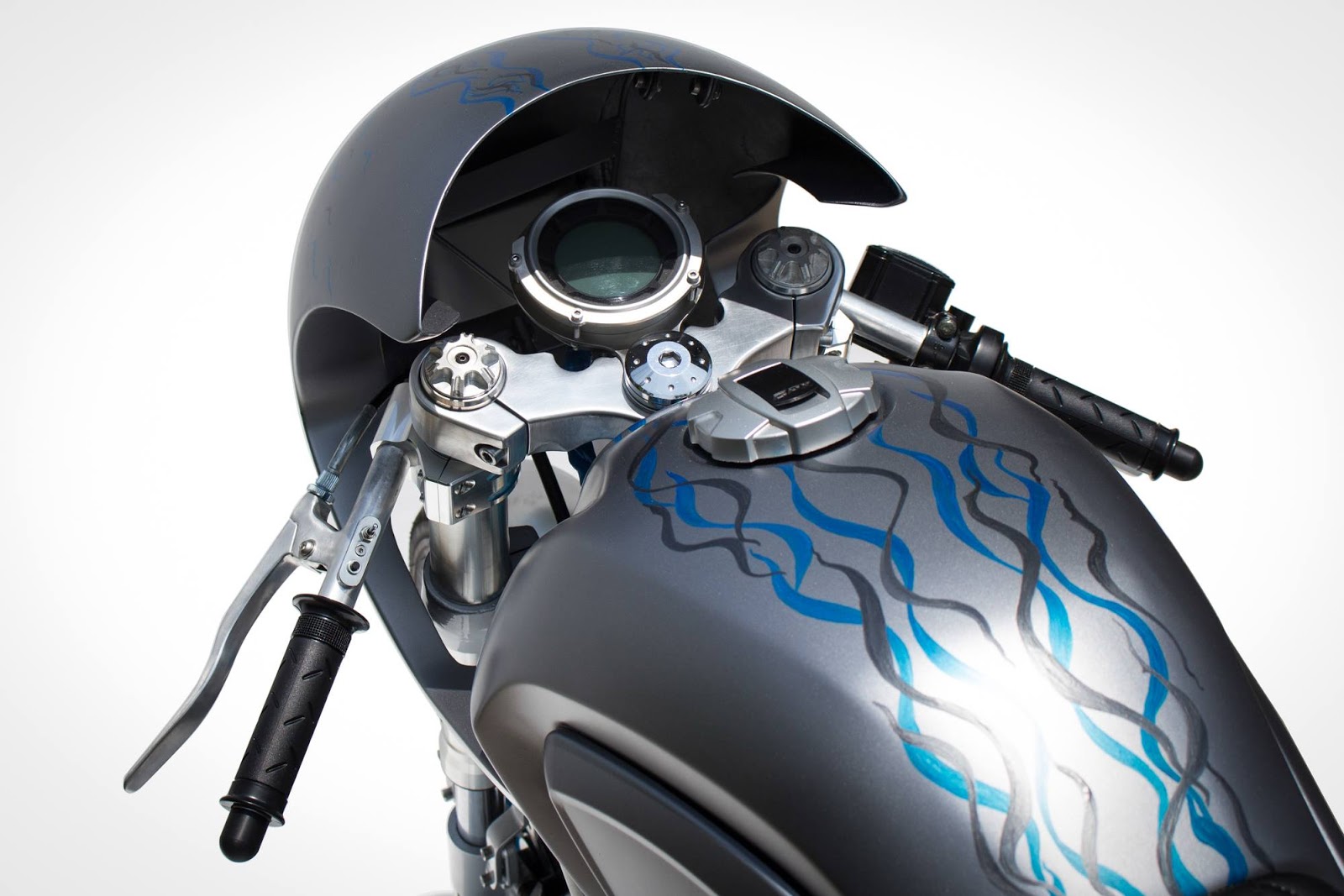 Blue Thunder Bolt - RocketGarage - Cafe Racer Magazine