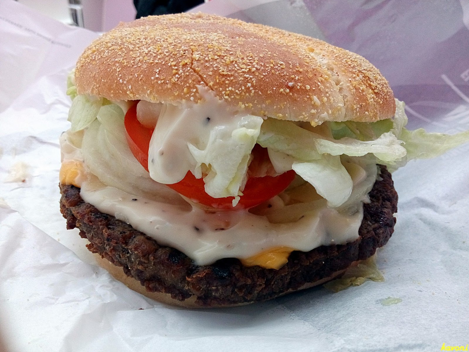 kavoniho žrádlo: Cheesy Angus XT, Burger King
