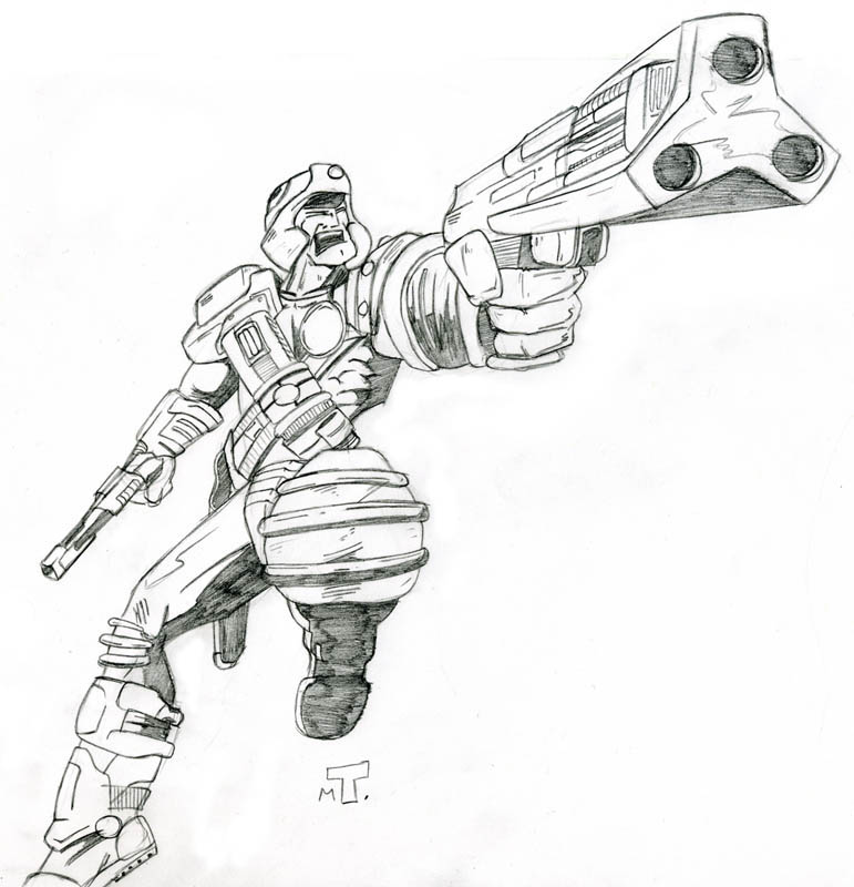 Swansea Comics Collective: BLART: Johnny Alpha, Strontium Dog