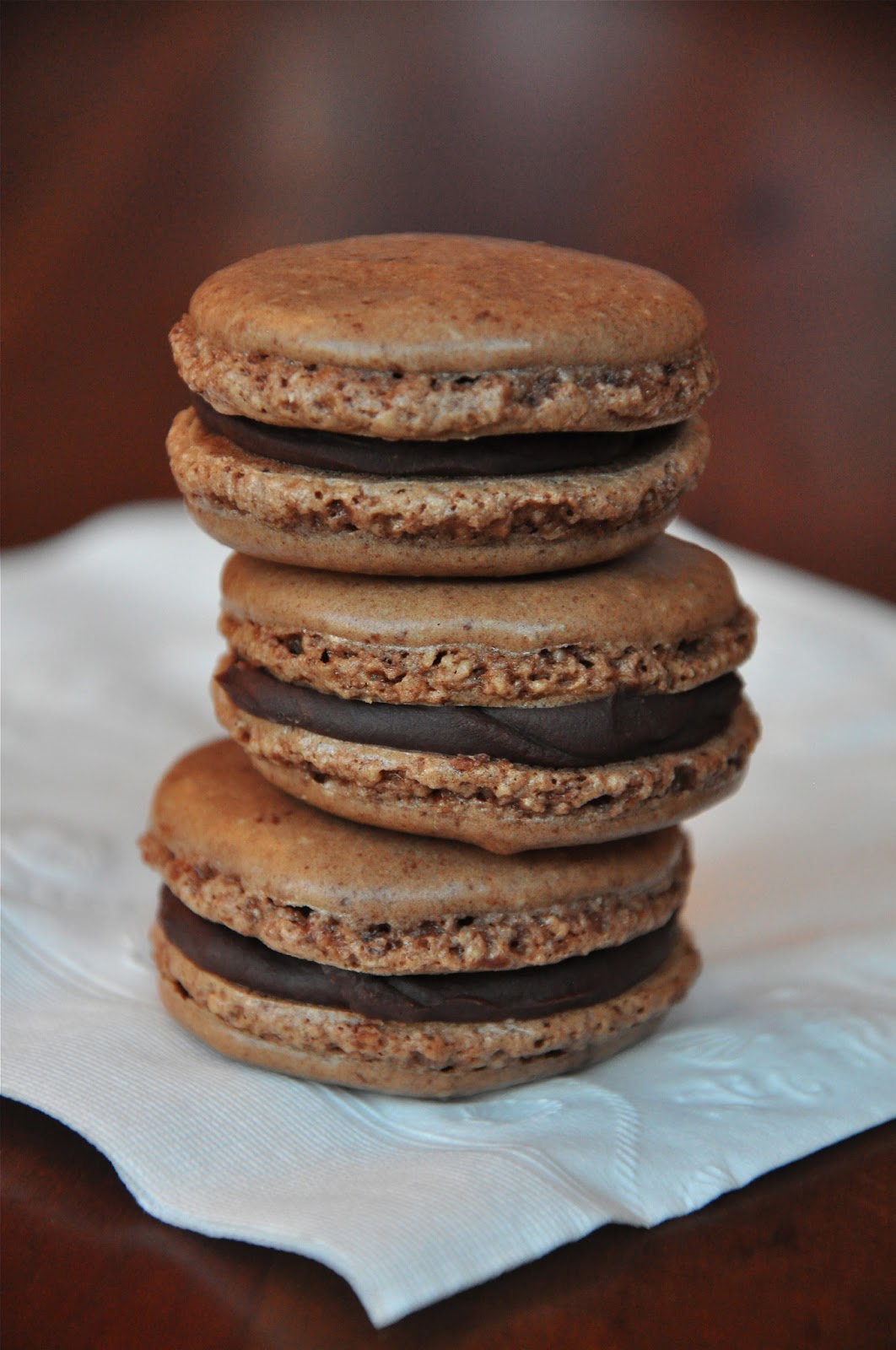 Sophia's Sweets: Ladurée Chocolate Macarons