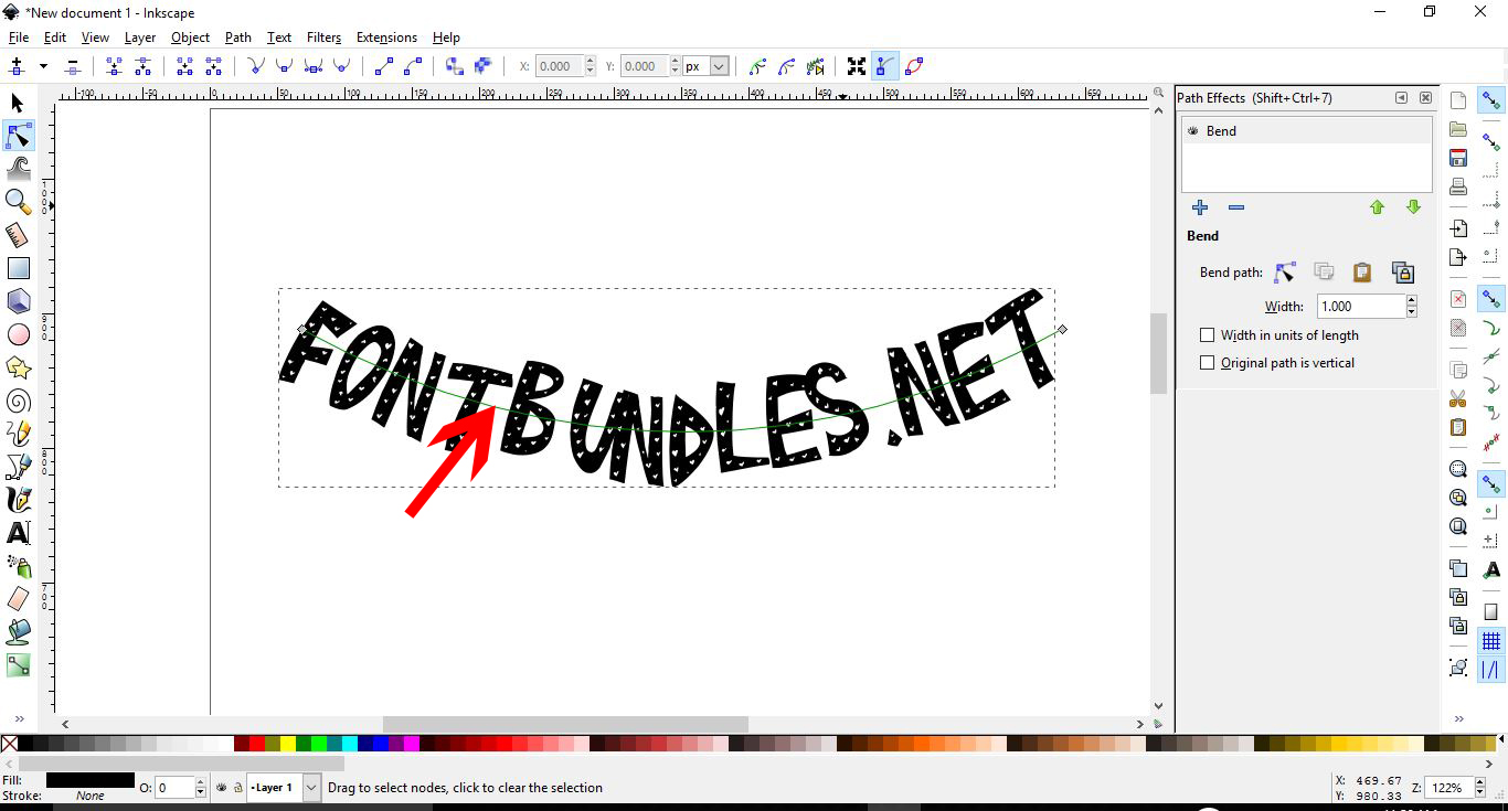 Kerning, spacing and changing your text in Inkscape | Design Bundles