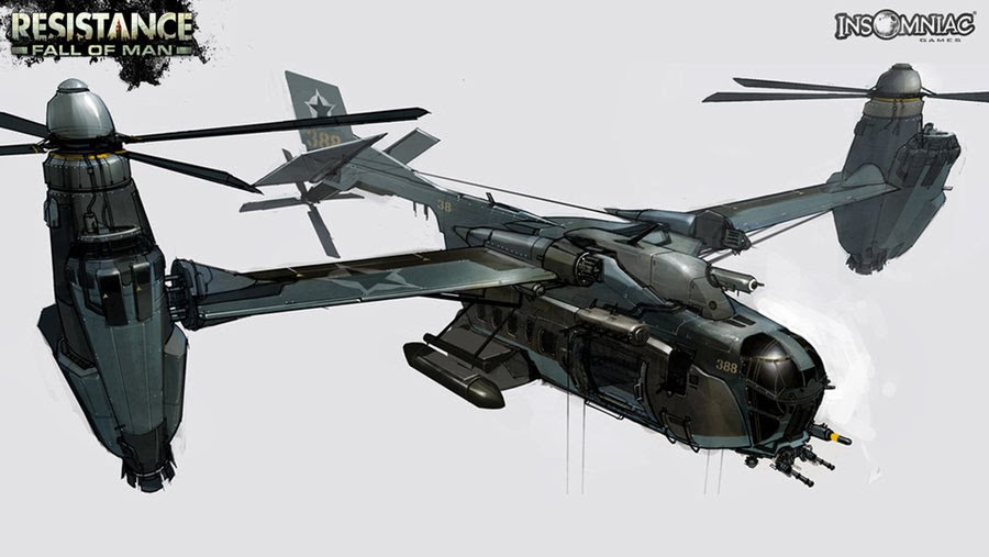 Space & Aeronautics: Resistance Fall of Man VTOL