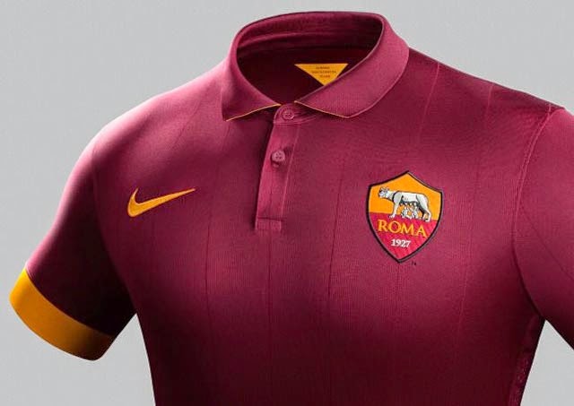 Le nouveau maillot Nike de l'AS Roma 2014-2015