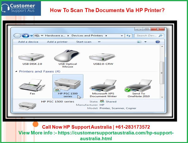 How To Scan The Documents Via HP Printer?