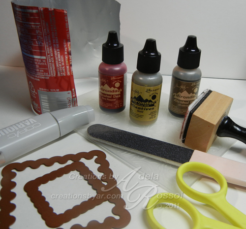 Inks: Alcohol Inks On Metal