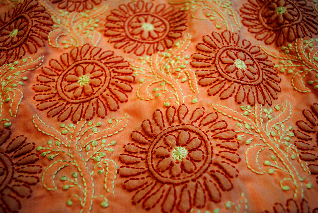 Indian Traditional Embroidery: CHIKANKARI OF UTTAR PRADESH