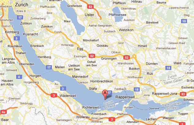 Zurich Lake Map