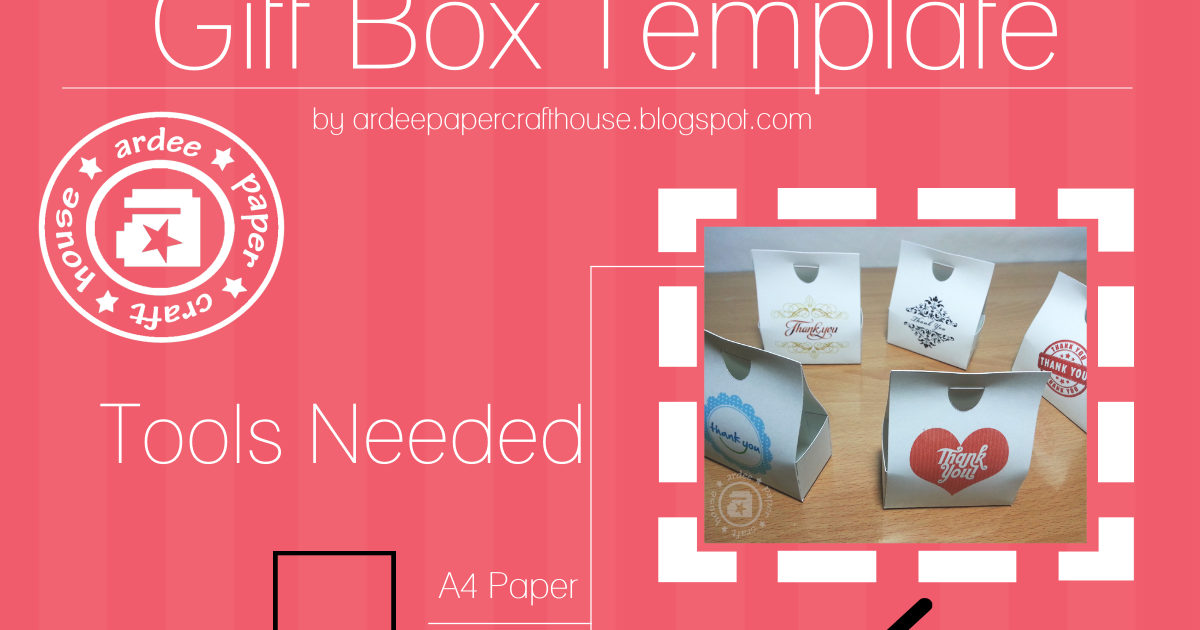 Small Gift Box [Template] | ardee's creation