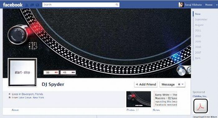 Innova: Creative Facebook Timeline Profiles (13 Photos)