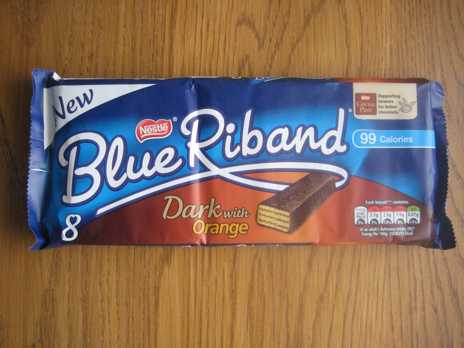 Great British Diet: NEW PRODUCT: Nestle Blue Riband Dark with Orange