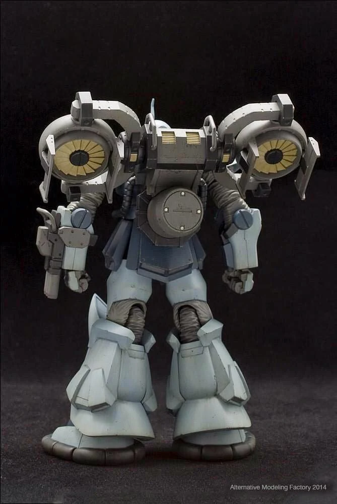 1/144 Resin Kit Gouf Custom Thunderbolt Ver. Painted Build