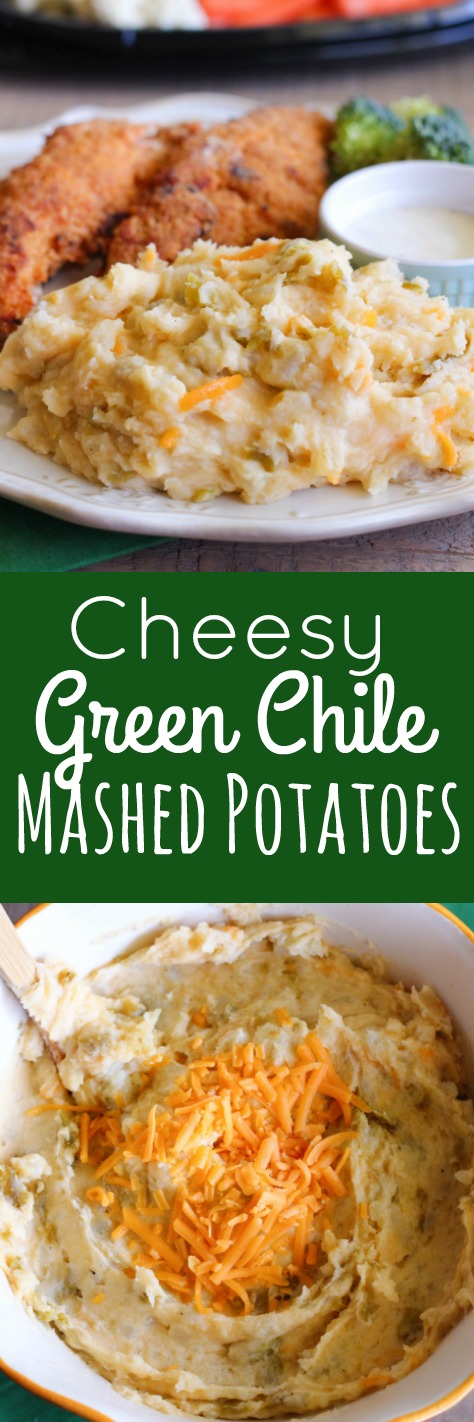 Eat Cake For Dinner: Cheesy Green Chile Mashed Potatoes