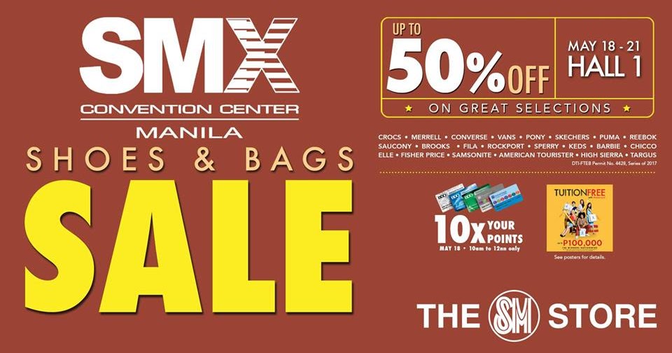 Manila Shopper: SMX Shoes & Bags SALE: May 2017