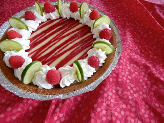 The Nerdy Chef: Raspberry Key Lime Pie