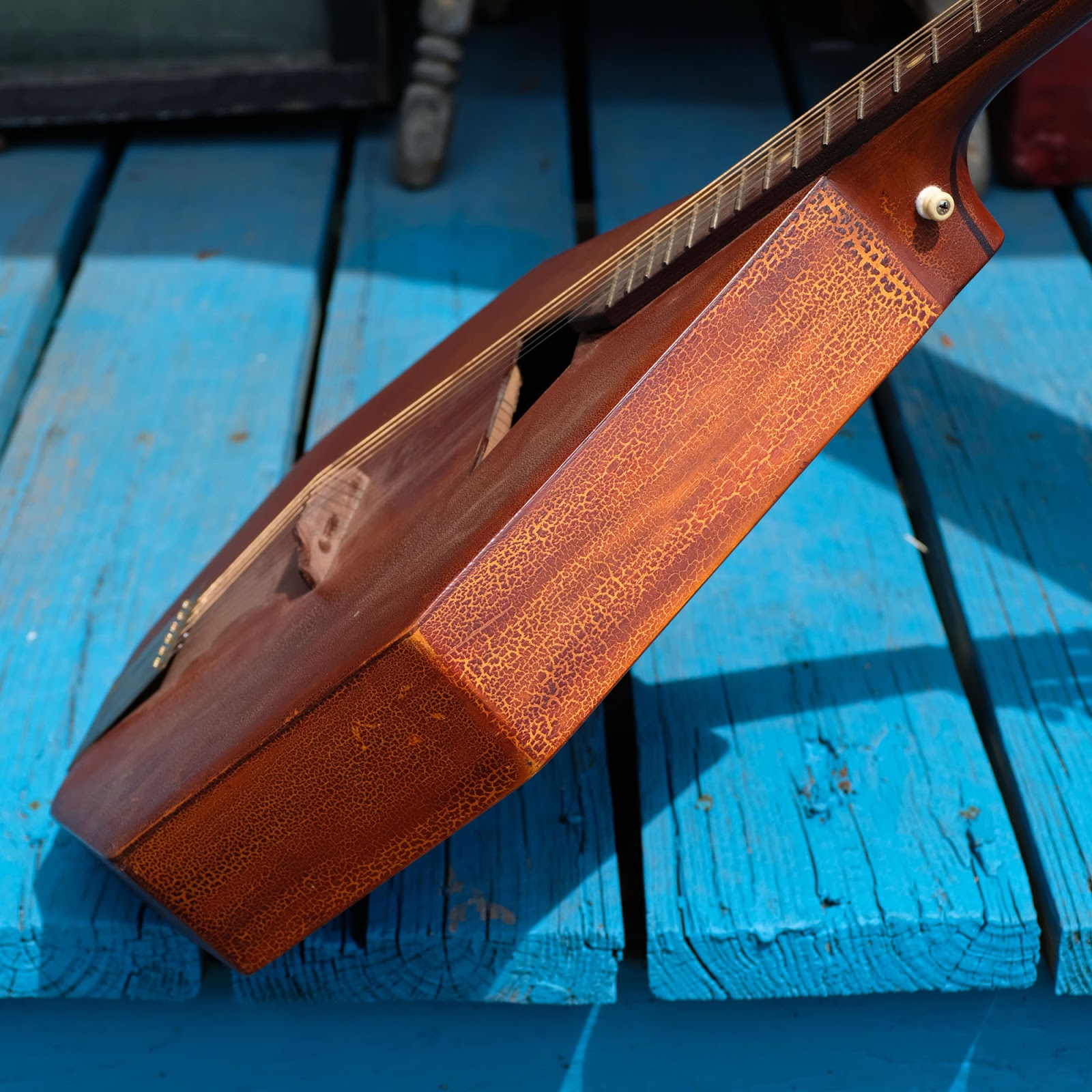 1920s Unmarked Angular Tailpiece Guitar