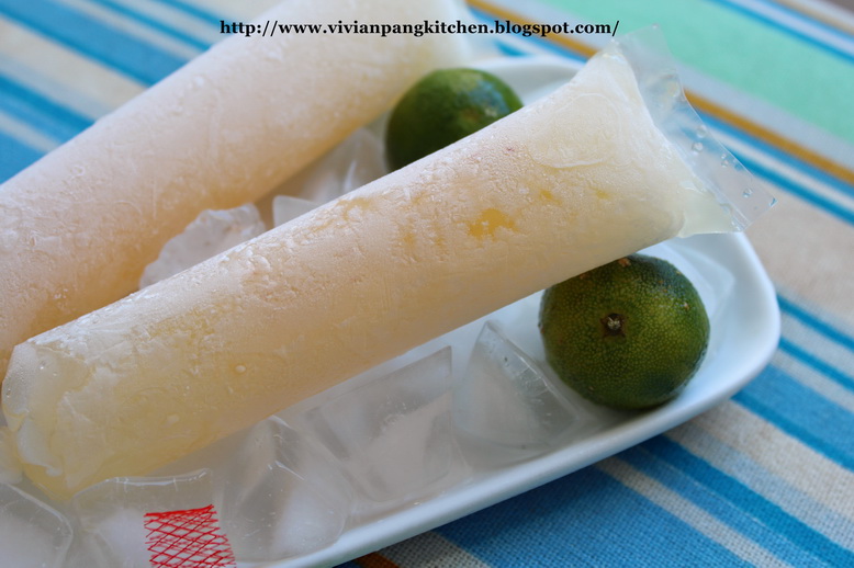 Vivian Pang Kitchen: Lychee Calamansi Lime Ice Pops