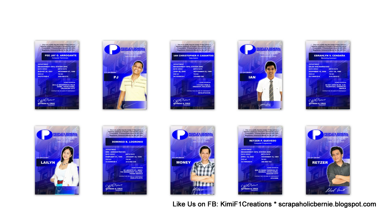 F1 Digital Scrapaholic: How to make a PVC ID