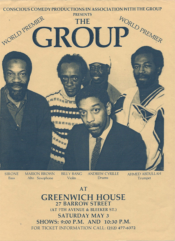 inconstant sol: The Group live in Cambridge, Mass. 1987