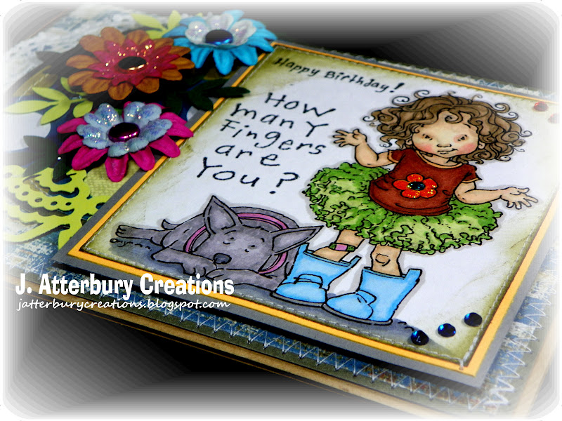 J. ATTERBURY CREATIONS: How Many Fingers Birthday Card...