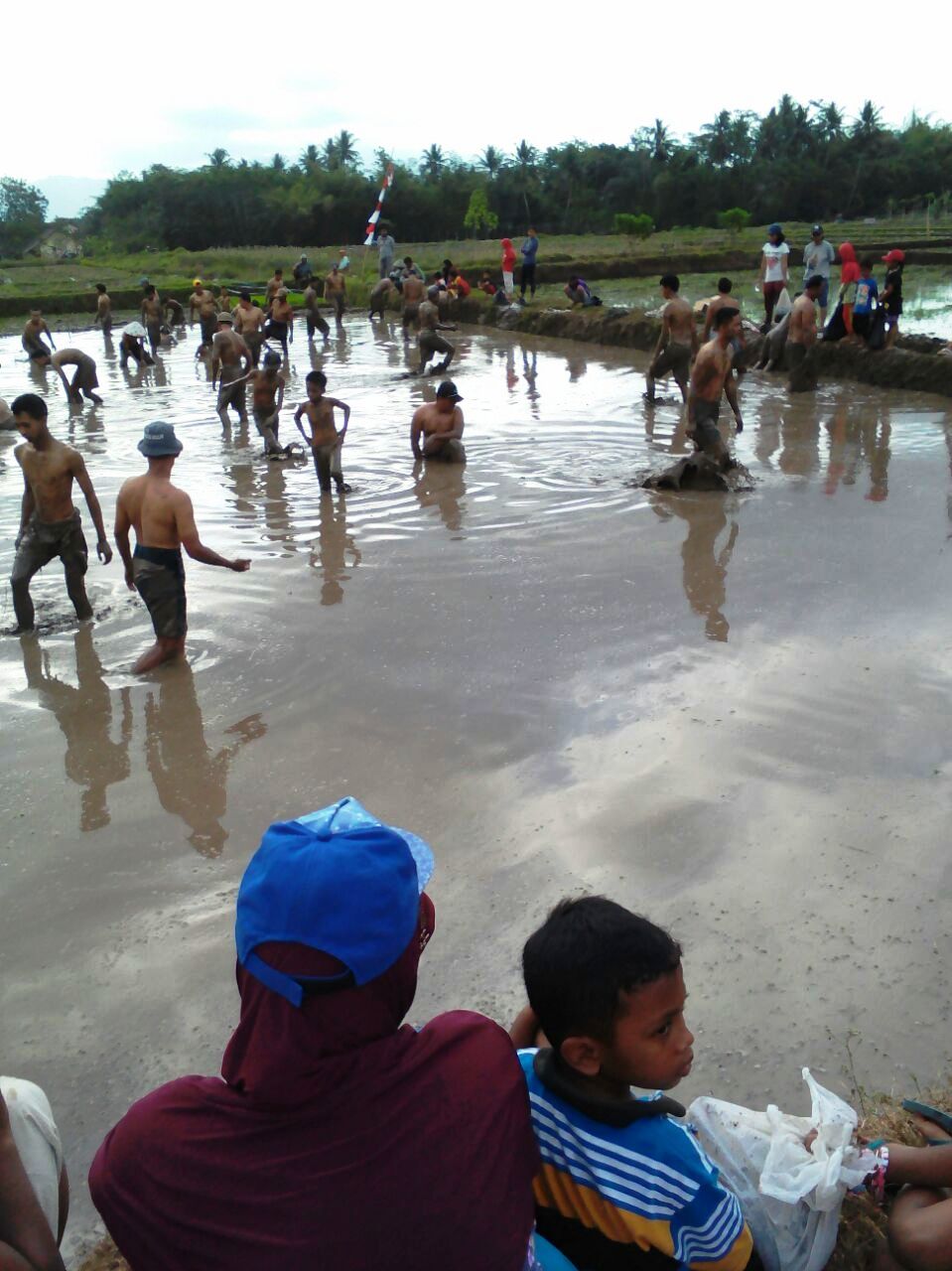 Meriahnya Tangkap Lele di Botokan