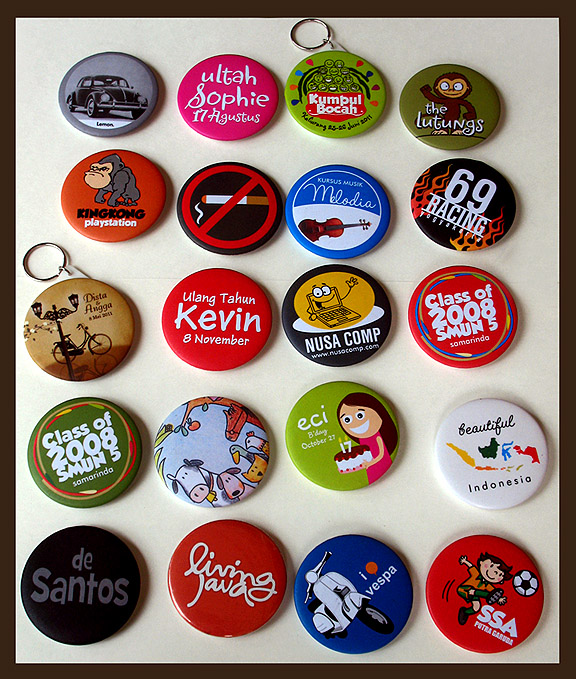 Desain Pin 5 | PESAN PIN TERMURAH