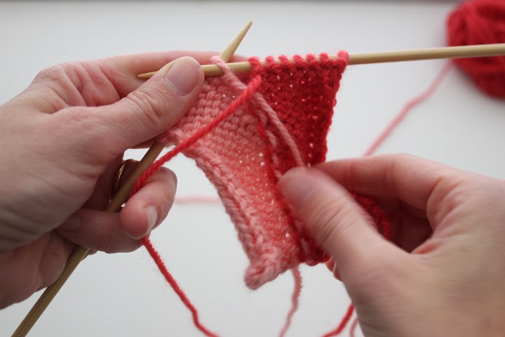 SweetKM: How-To Knit Twist Yarn Together : Making a Color Change Along ...