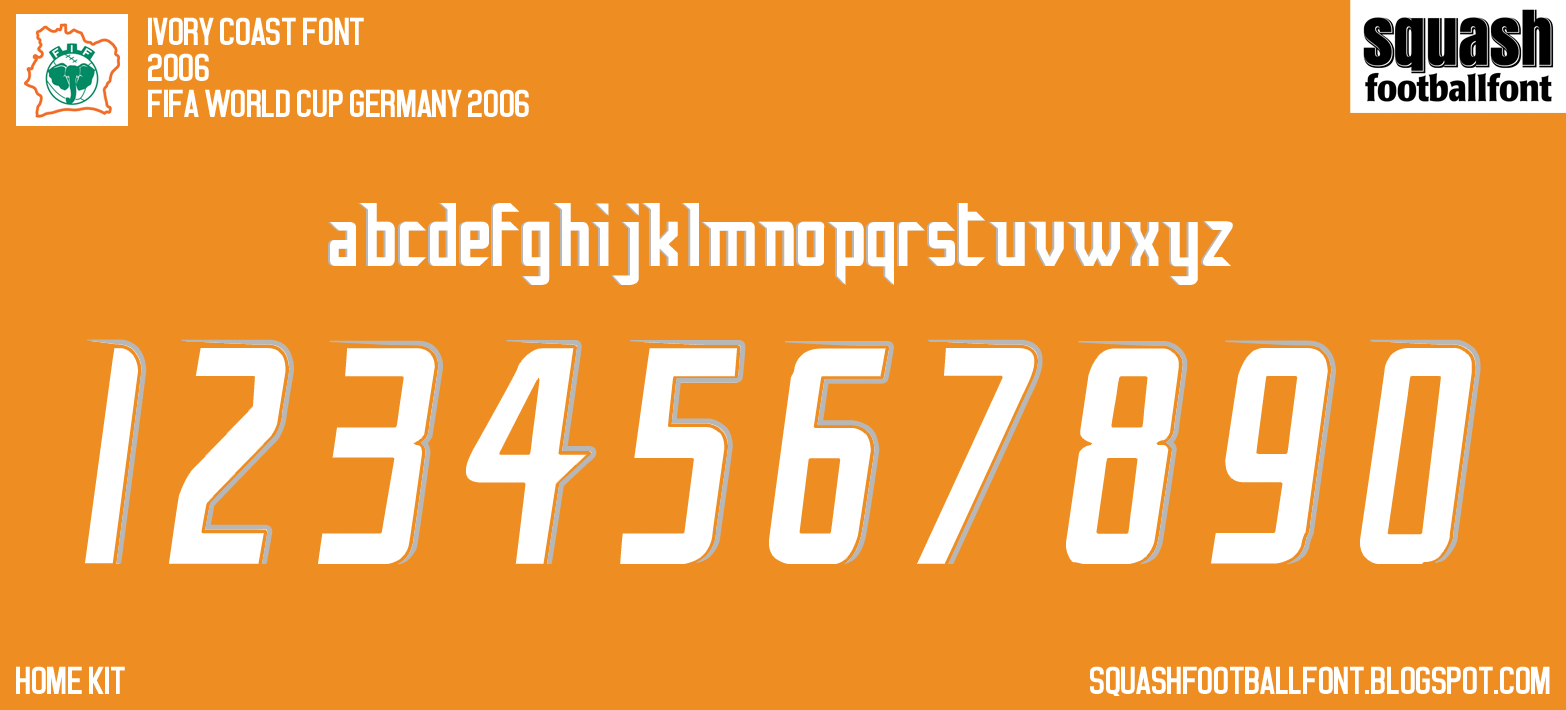 SFF: Ivory Coast World Cup 2006 Font