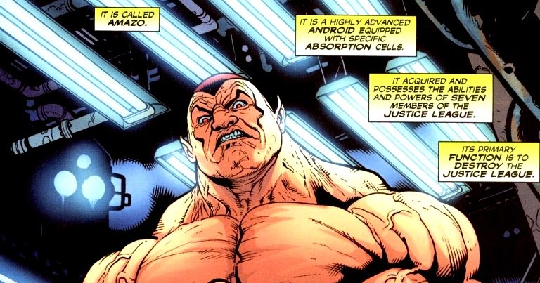 Amazo / El androide Amazo del doctor Ivo. ~ ANIMACIONBETA