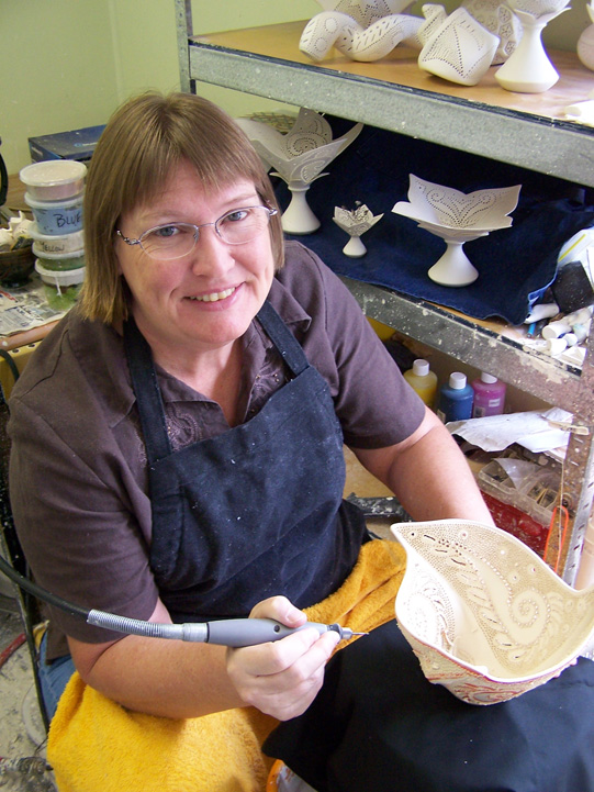 sharonleeartist.blogspot.com : Porcelain piercing Workshop with Julie ...