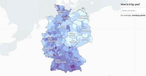 Maps Mania: Germany's Red Belt Area
