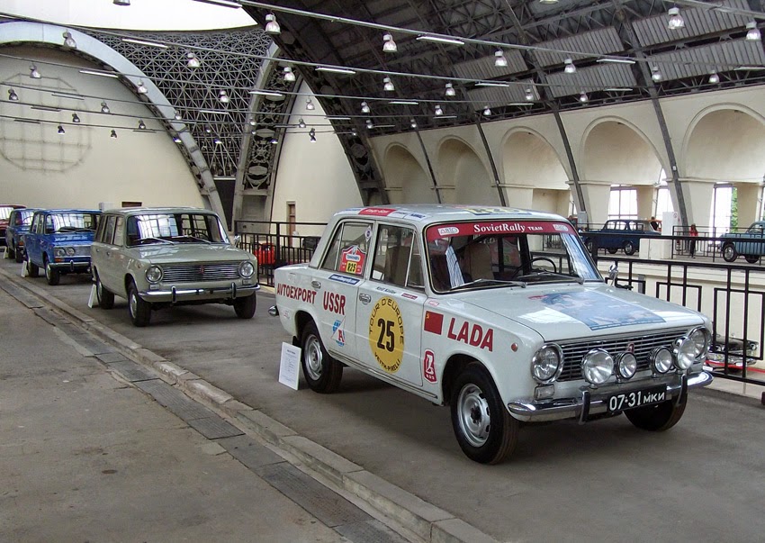 Spotted...cars in Moscow: Exhibition Lada Cars