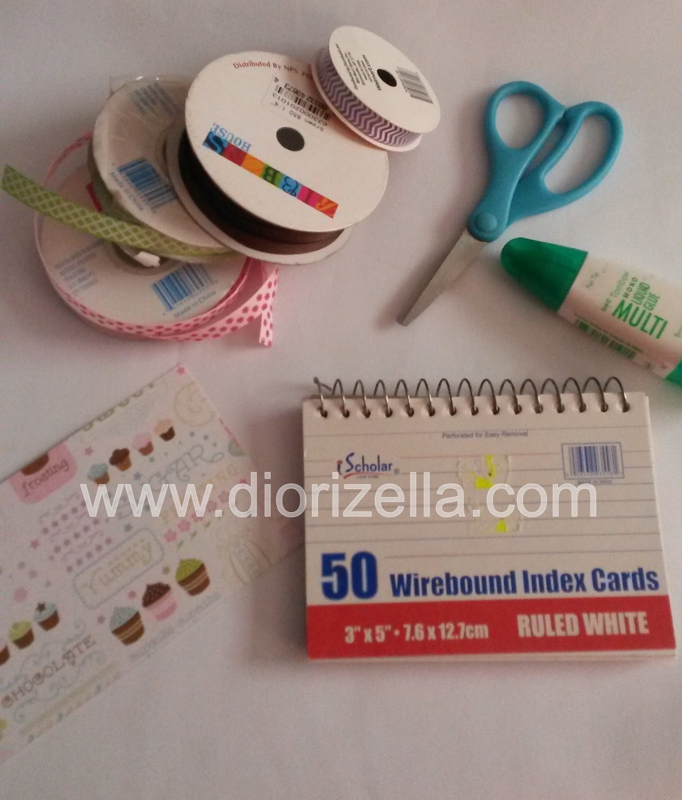 Diorizella En Casa: DIY: Recetario, parte I #Scrap