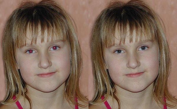 Red Eye Correction from an Image using OpenCV