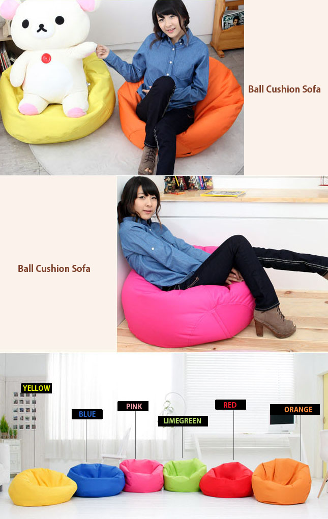 John Black Style's Korean Life: Super comfy Ball Beads Cushion Sofa ...
