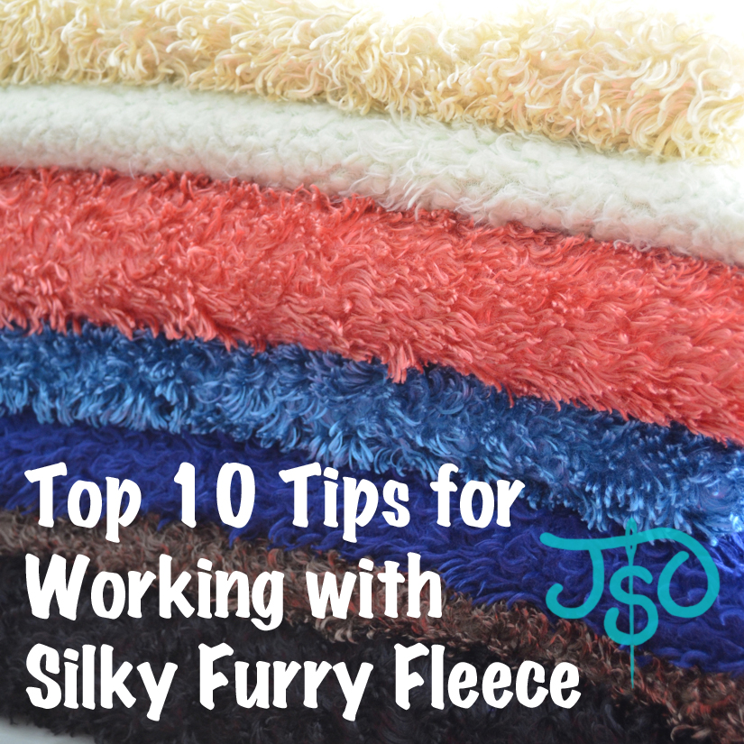 JustSewOlivia: Top 10 Tips for Working with Silky Furry Fleece