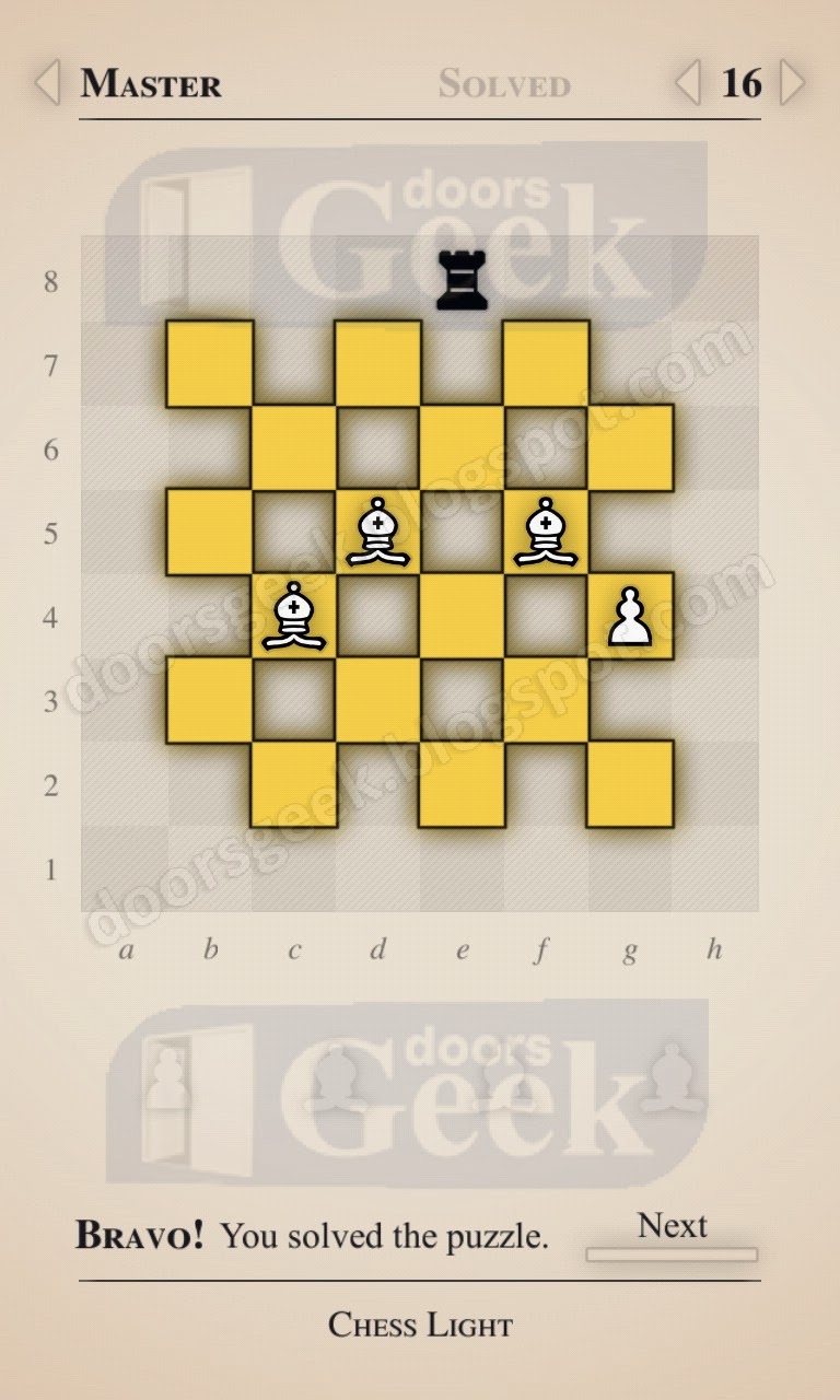 Chess Light [Master] Level 16 ~ Doors Geek