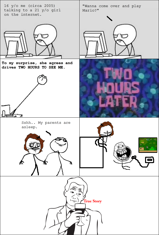 Sexually oblivious me | Rage Guy Comics