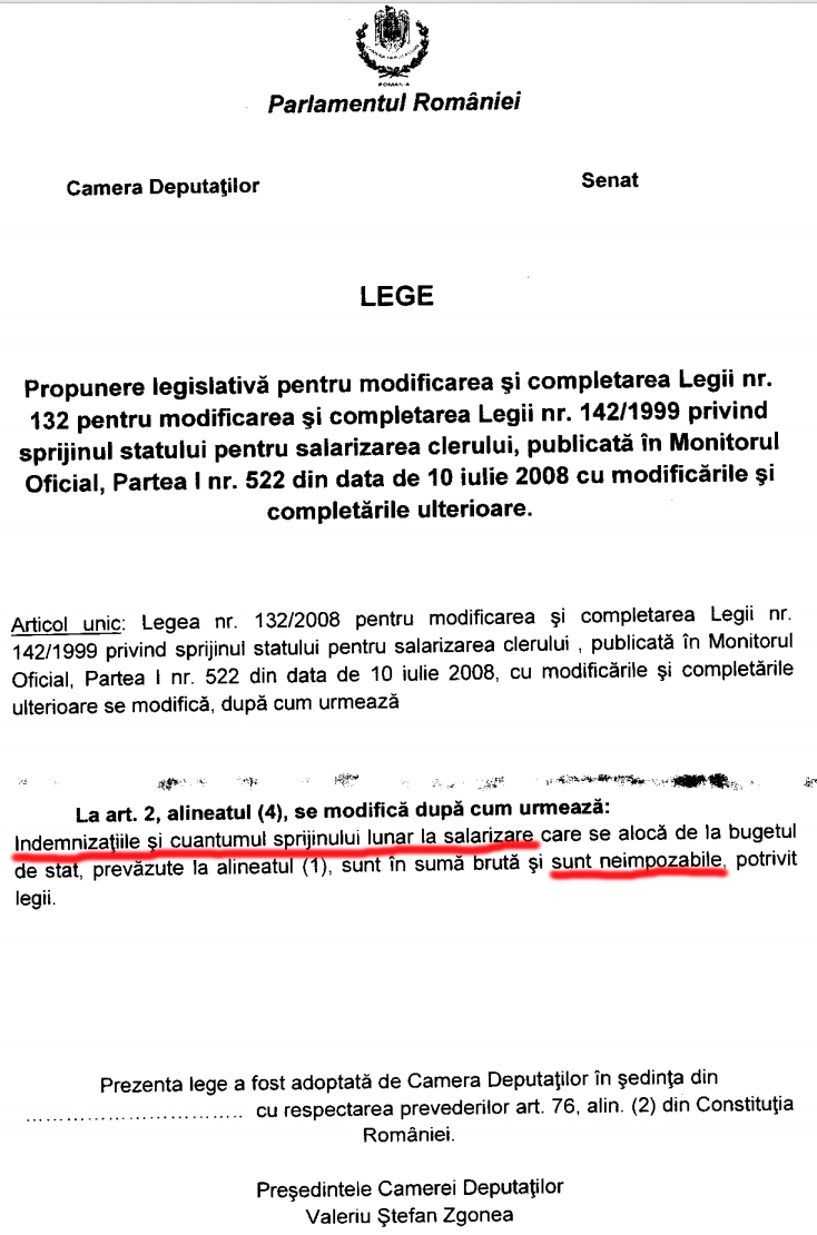 Profu' de Religie: Imorala scutire de taxe pentru popi