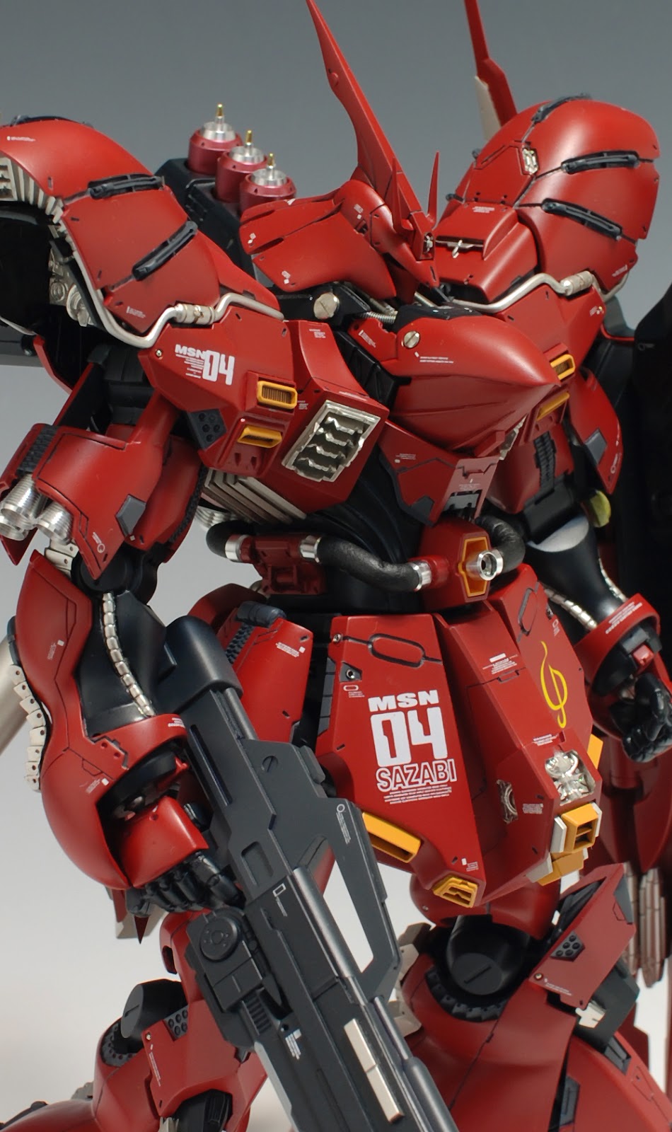 GUNDAM GUY: 1/100 NeoGrade Sazabi [NeoGrade Resin Conversion Kit + MG 1 ...