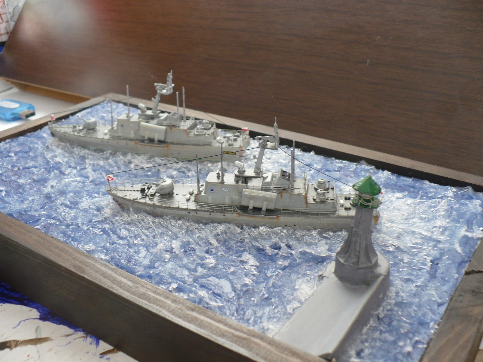 Modelarstwo okrętowe: ORP Rolnik i Metalowiec