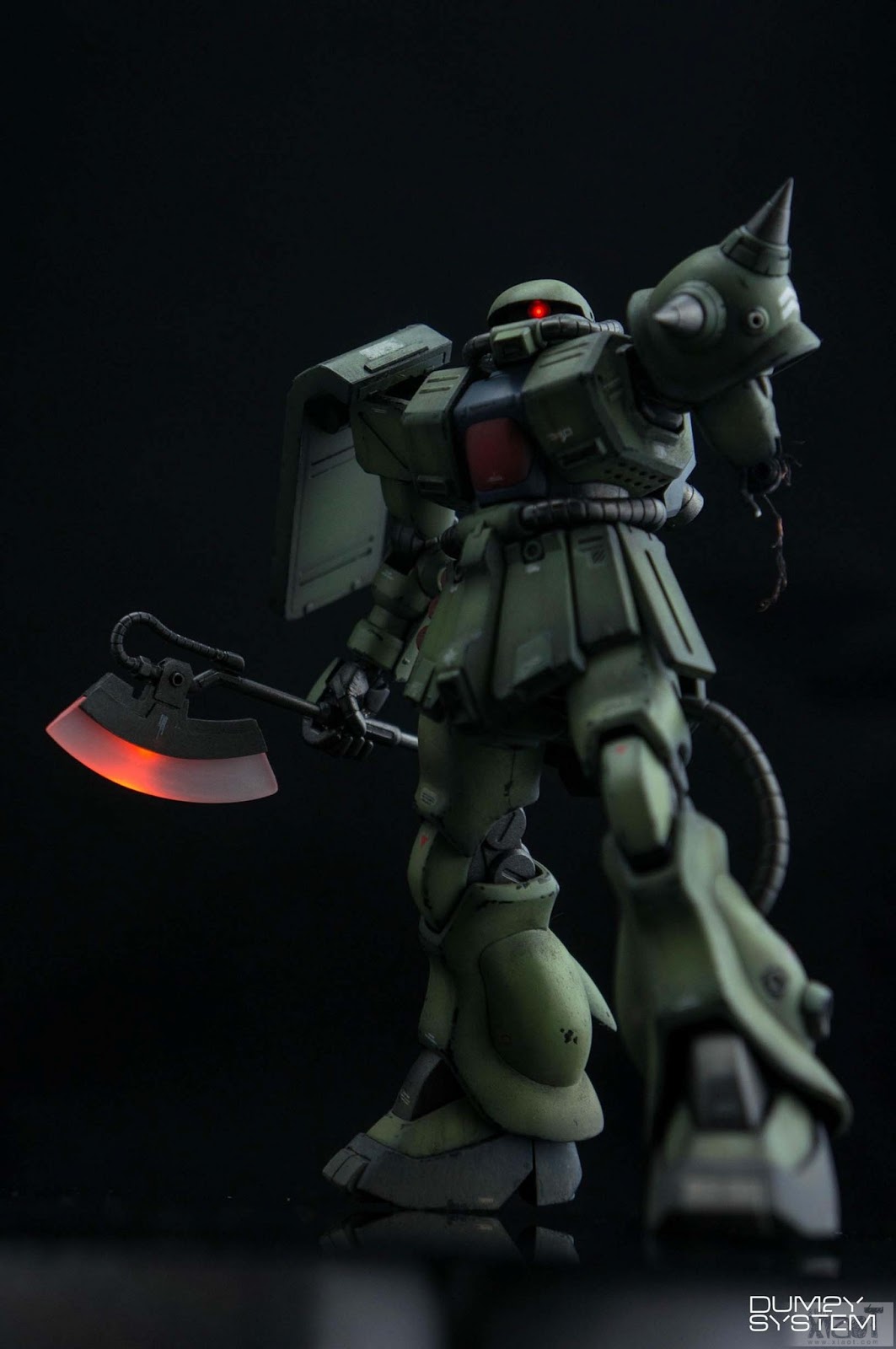 GUNDAM GUY: HGUC 1/144 MS-06FZ Zaku II - Customized Build