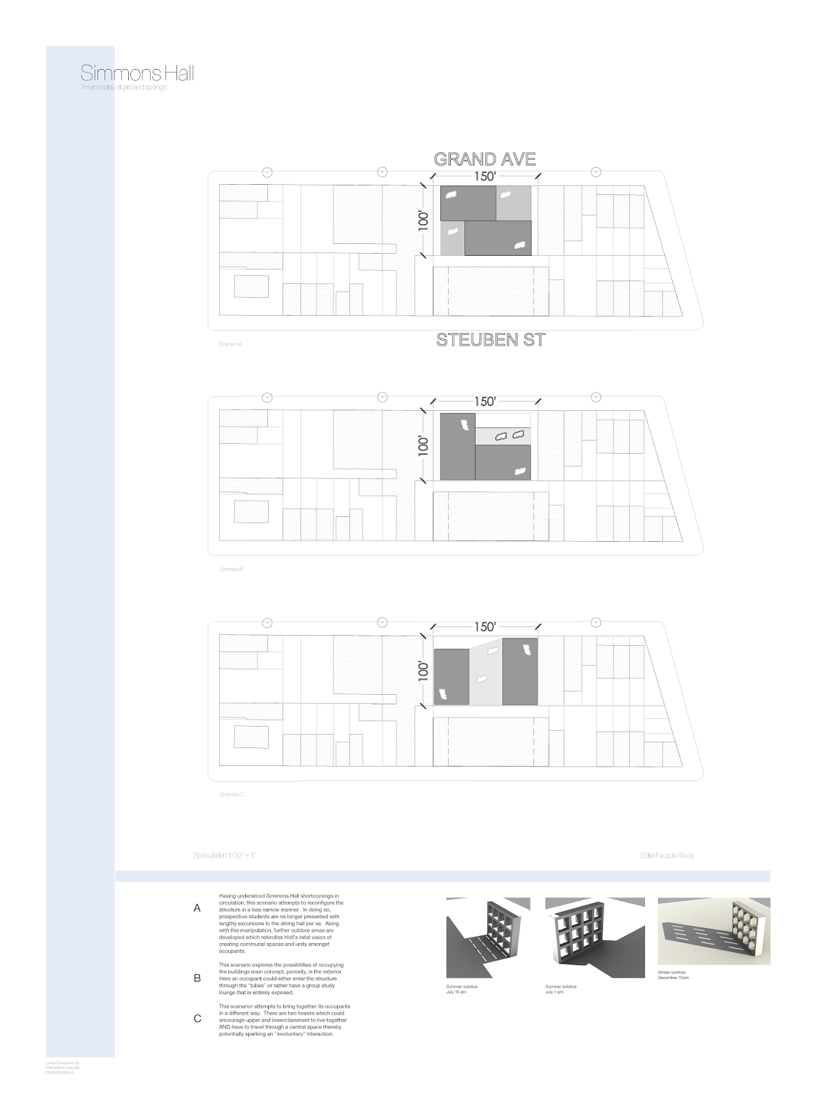 Comprehensive Design 301 - Student Housing: SIMMONS HALL, MIT - STEVEN ...