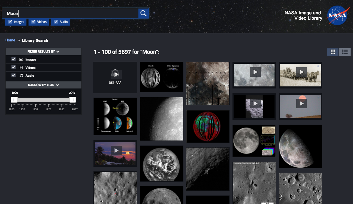 The Library Voice: The NASA Image & Video Library Is Amazing!