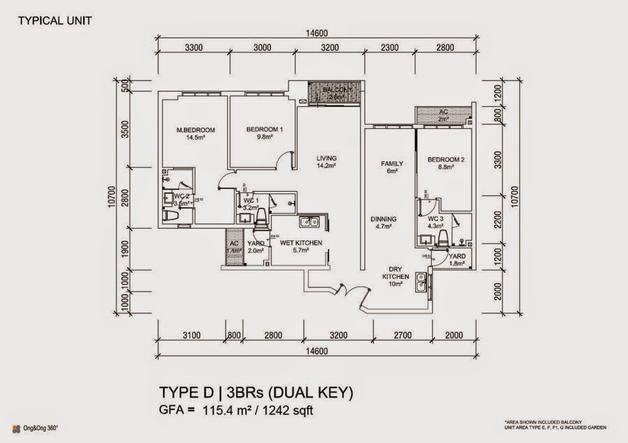 Floor Plan ~ CRESCENT BAY SUITES JOHOR ISKANDAR