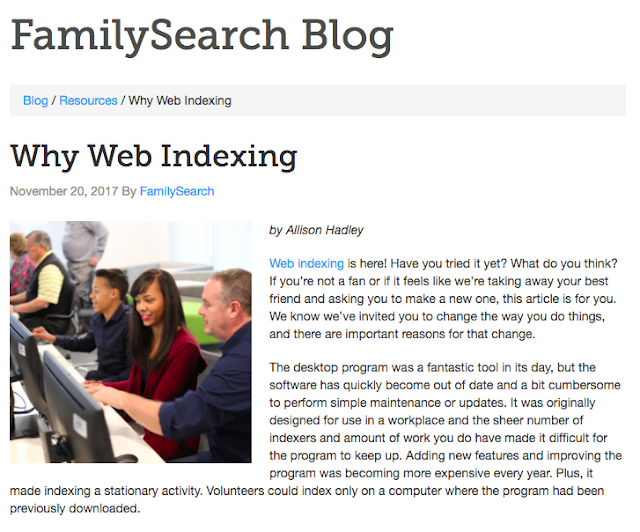 Rejoice, and be exceeding glad...: Web Indexing Opens a New World of ...